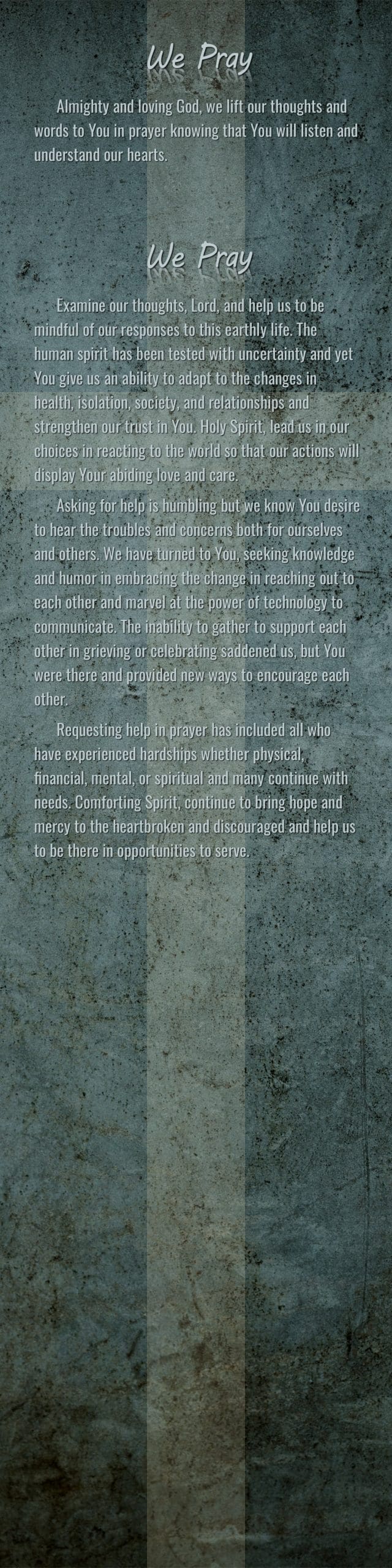 Remembrance Project – Prayer | tlcms.org