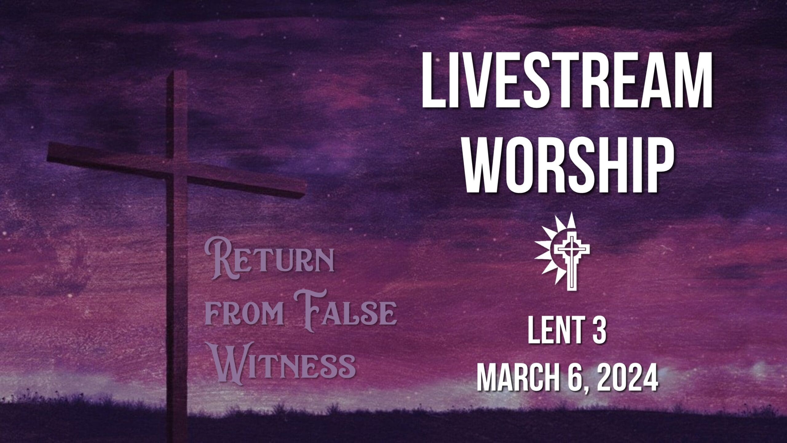 Lenten Wednesday Worship – March 6 | tlcms.org