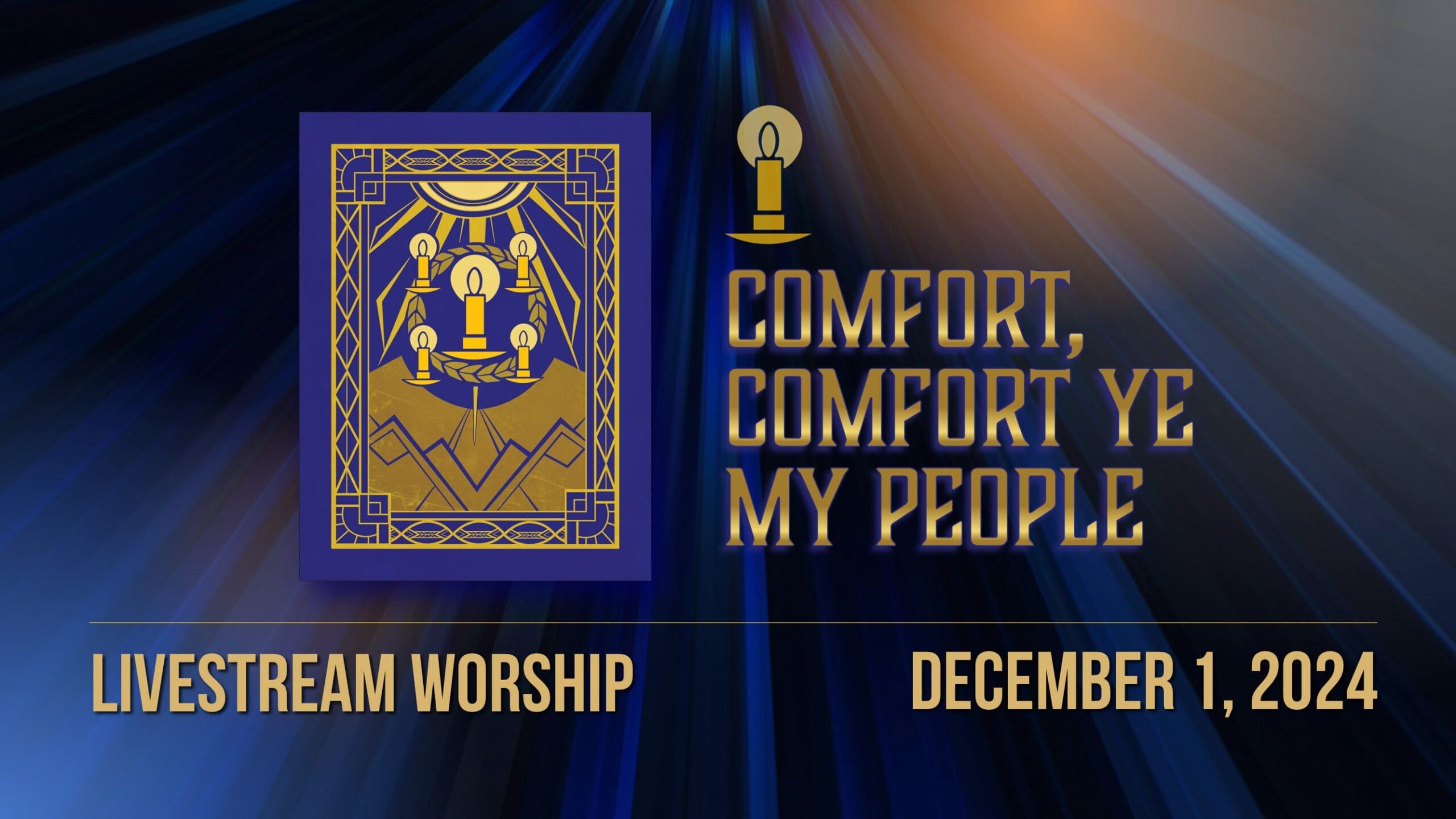 Sunday Worship – December 1 | tlcms.org