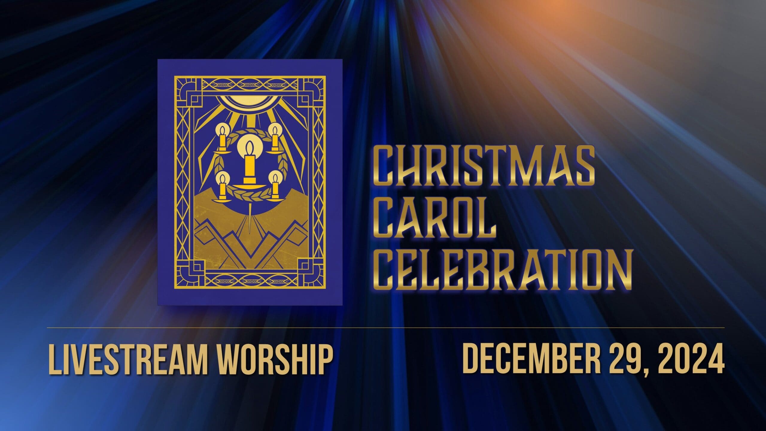 Sunday Worship – December 29 | tlcms.org