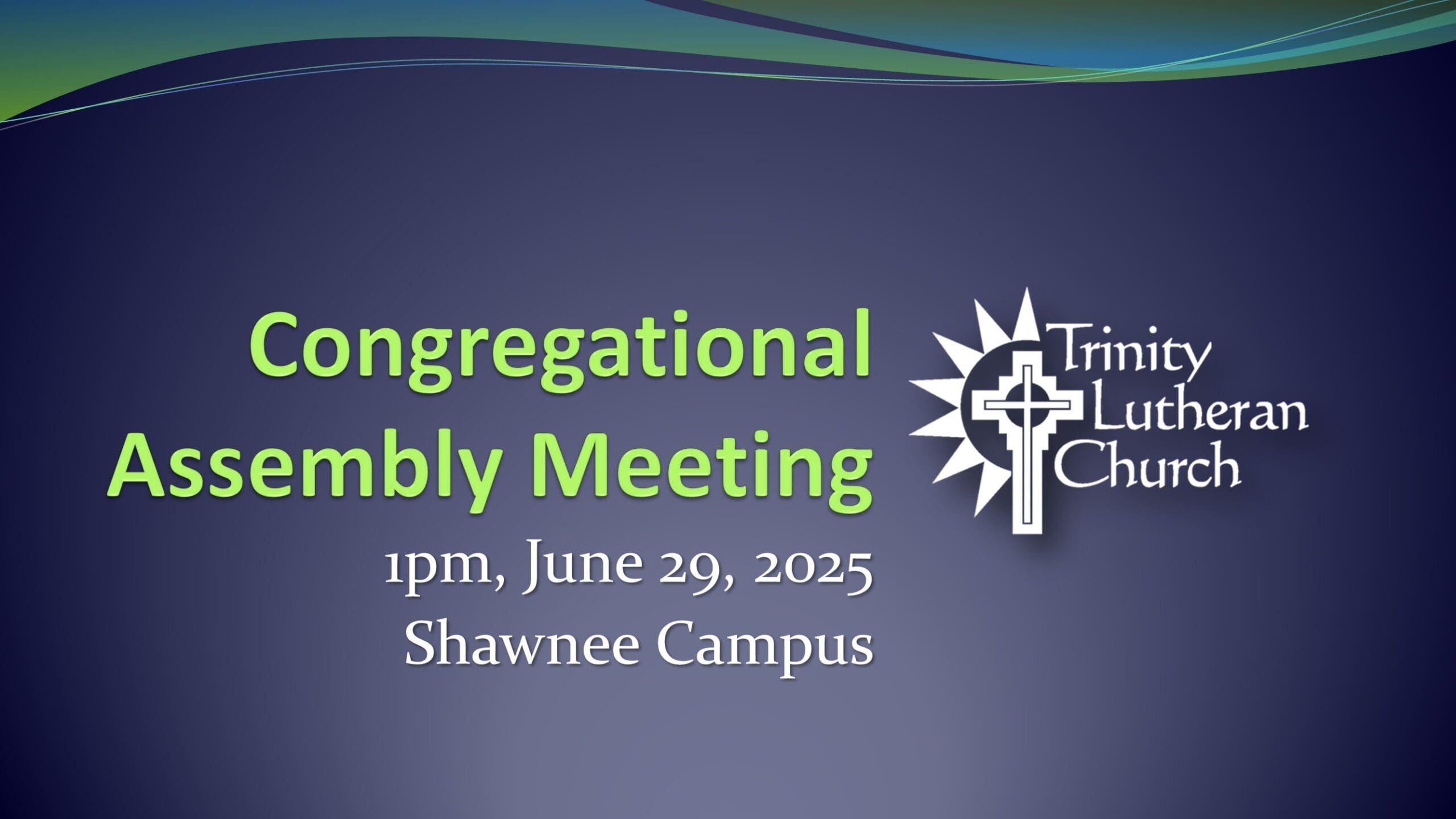 June 29 Congregational Assembly | tlcms.org